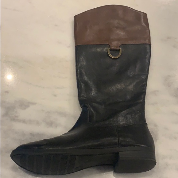 Merona | Shoes | 5 For 25 Two Tone Riding Boots | Poshmark